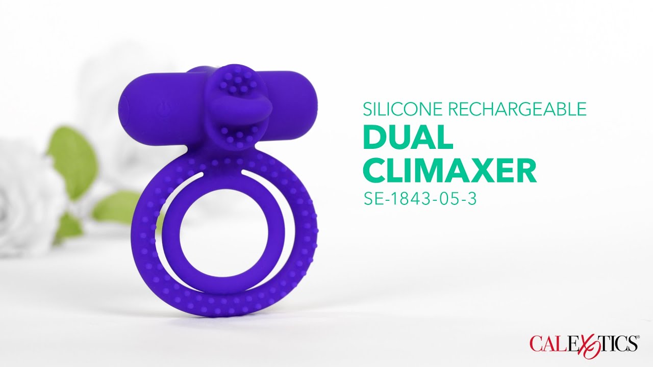 CalExotics Silicone Rechargeable Dual Climaxer - YouTube