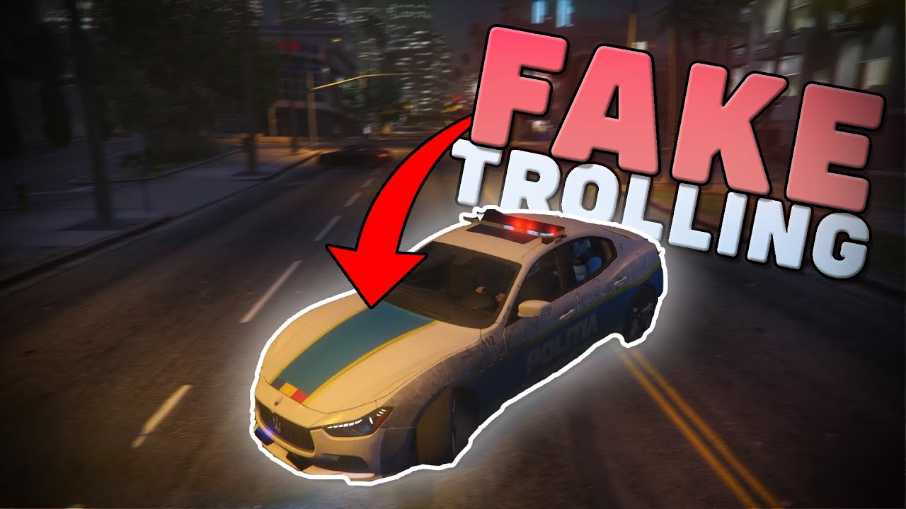 Trolez ca Politist & Bag Oameni la Admin Jail pe FiveM - YouTube