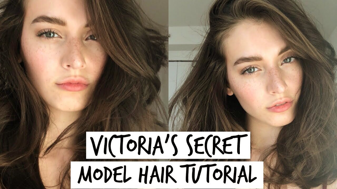 Victoria's Secret Model Hair Tutorial - YouTube
