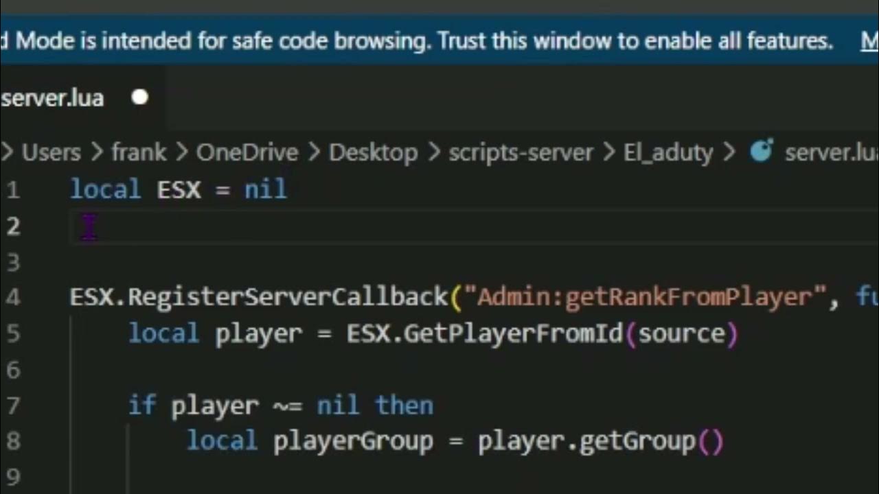 *Fivem getSharedObject Error einfach beheben* - YouTube