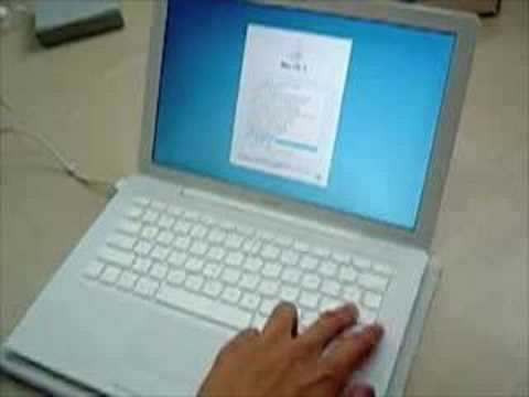 Apple macbook first-time boot up screen - YouTube