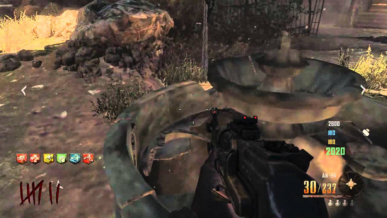 BO2 Buried Easter Egg: Sharpshooting spots and completion - YouTube
