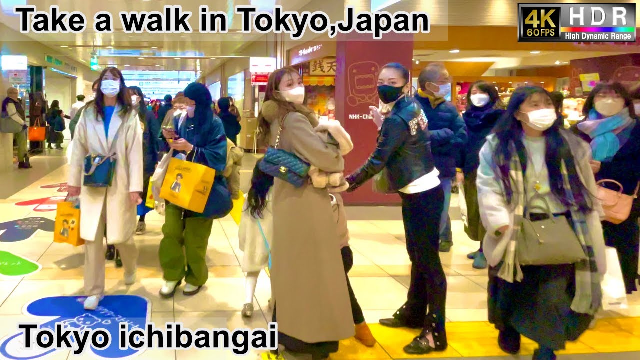 4K 60fps HDR// Take a walk in Tokyo, Japan,Tokyo Station.→Tokyo Station ...