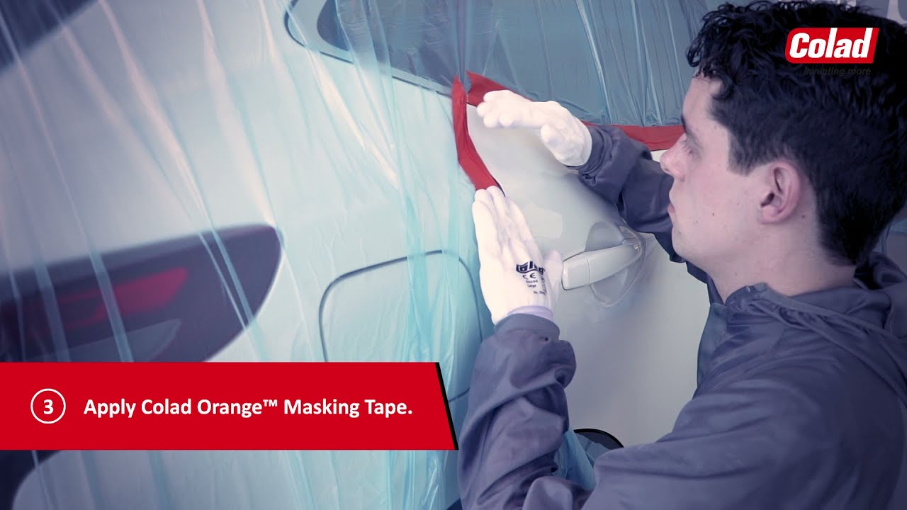 Colad Orange™ Masking Tape - YouTube