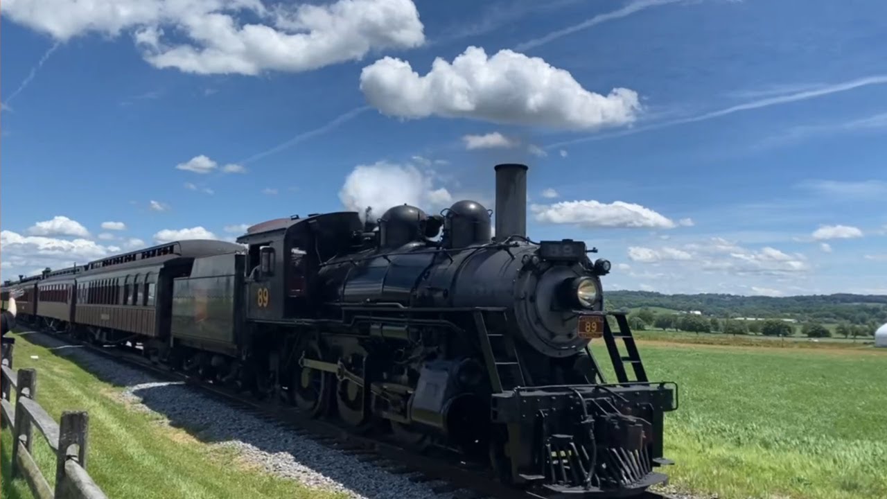 Steam on the Strasburg Railroad! Canadian National 2-6-0 number 89 ...