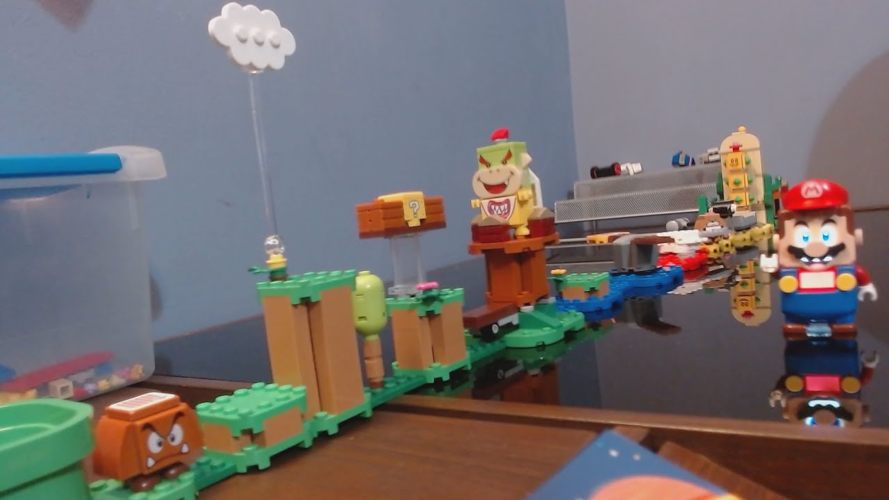 A Straight LEGO Mario Course - YouTube