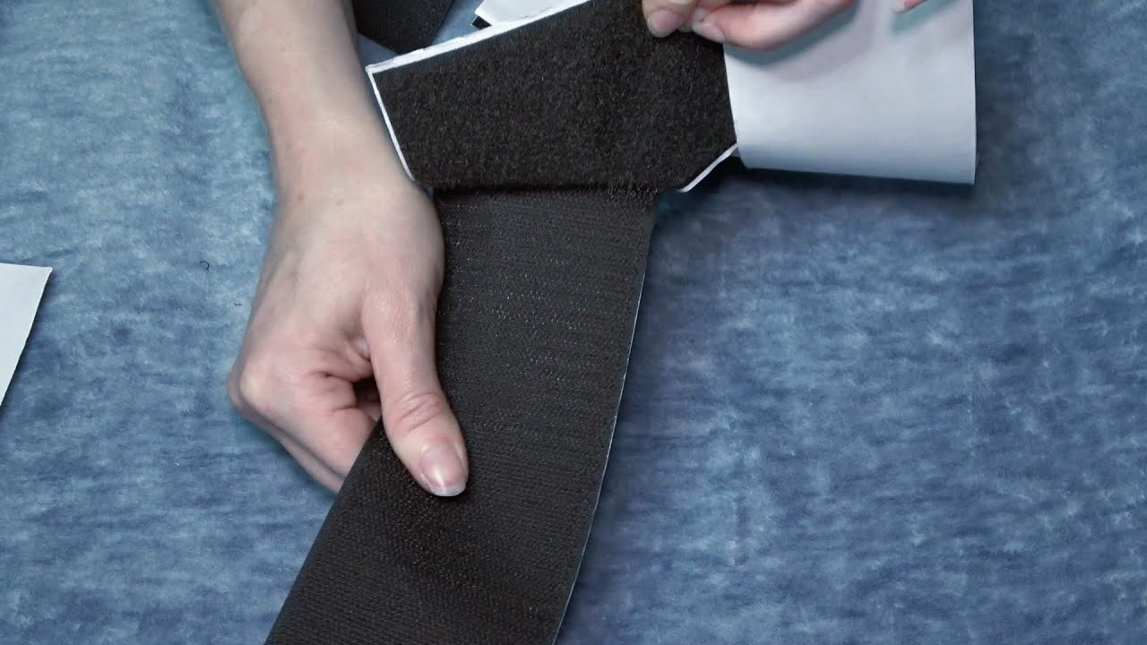 Velcro Sounds ~ Brown Velcro Pieces in Random Pattern Ripped Apart ...