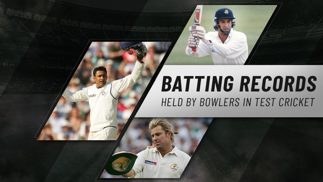 Batting records held by bowlers in Test cricket - YouTube