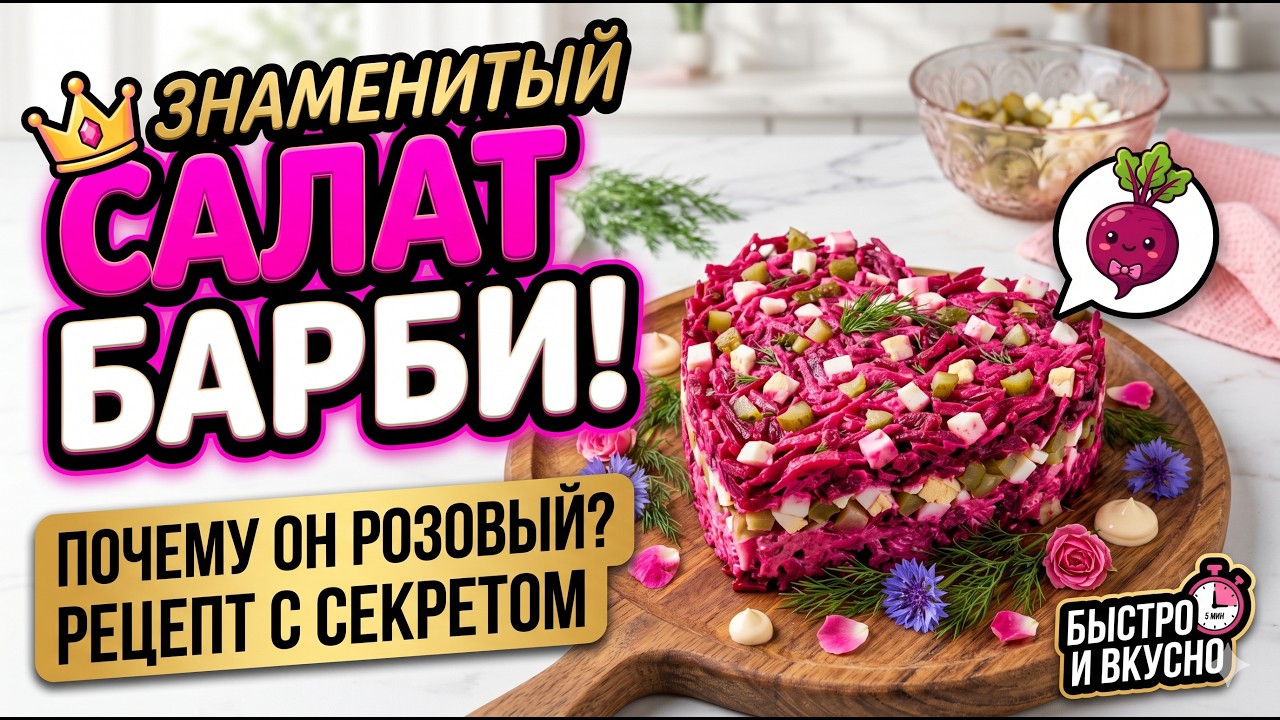 Barbie's famous very tasty salad! The long-forgotten recipe I was ...