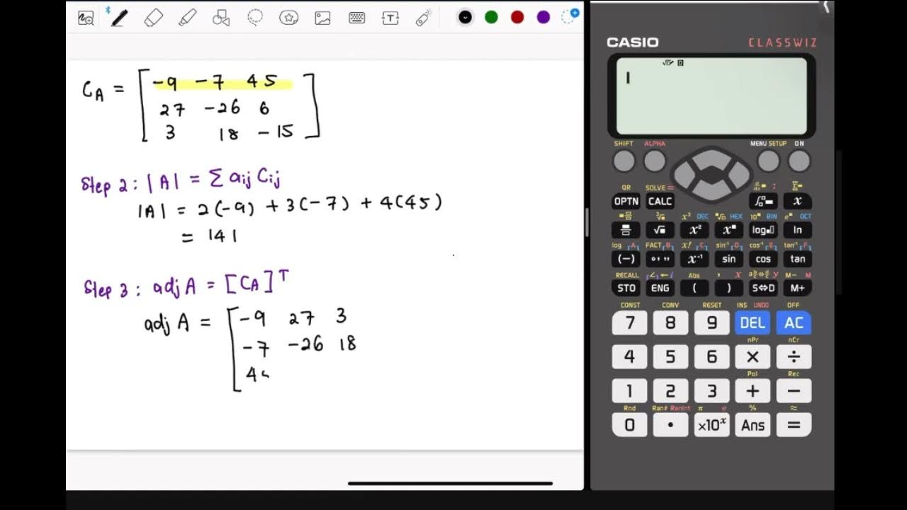Solve System of Linear Equations by using Inverse Matrix - YouTube