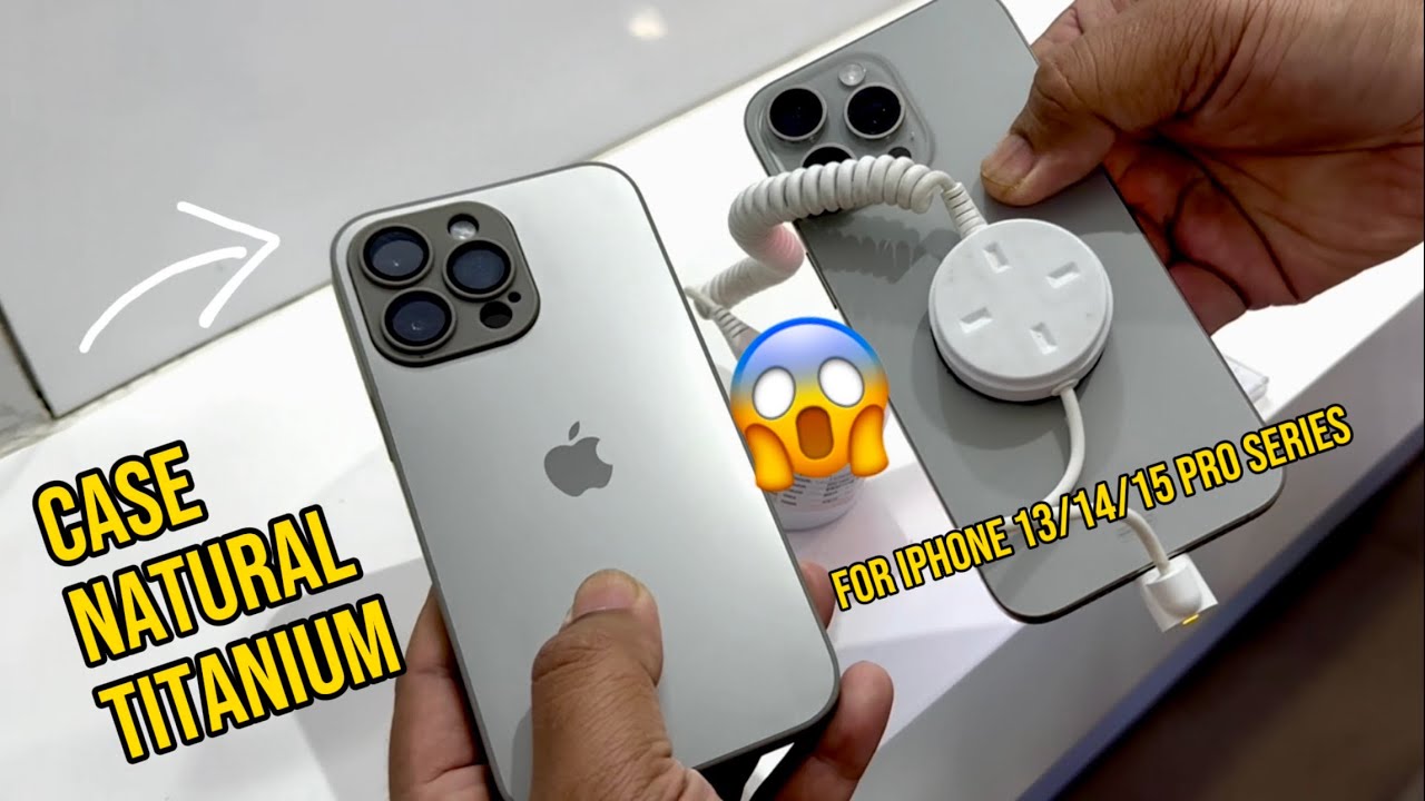 Natural Titanium Case for iPhone ( 12 Pro, 13 Pro & 14 Pro ) 😱 - YouTube