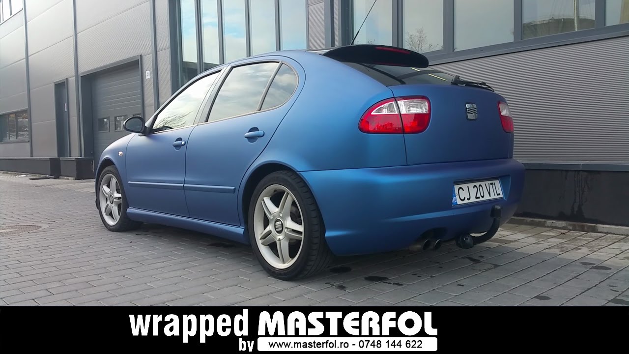 Seat Leon Cupra | Wrapped by Masterfol | Ocean Deep - YouTube