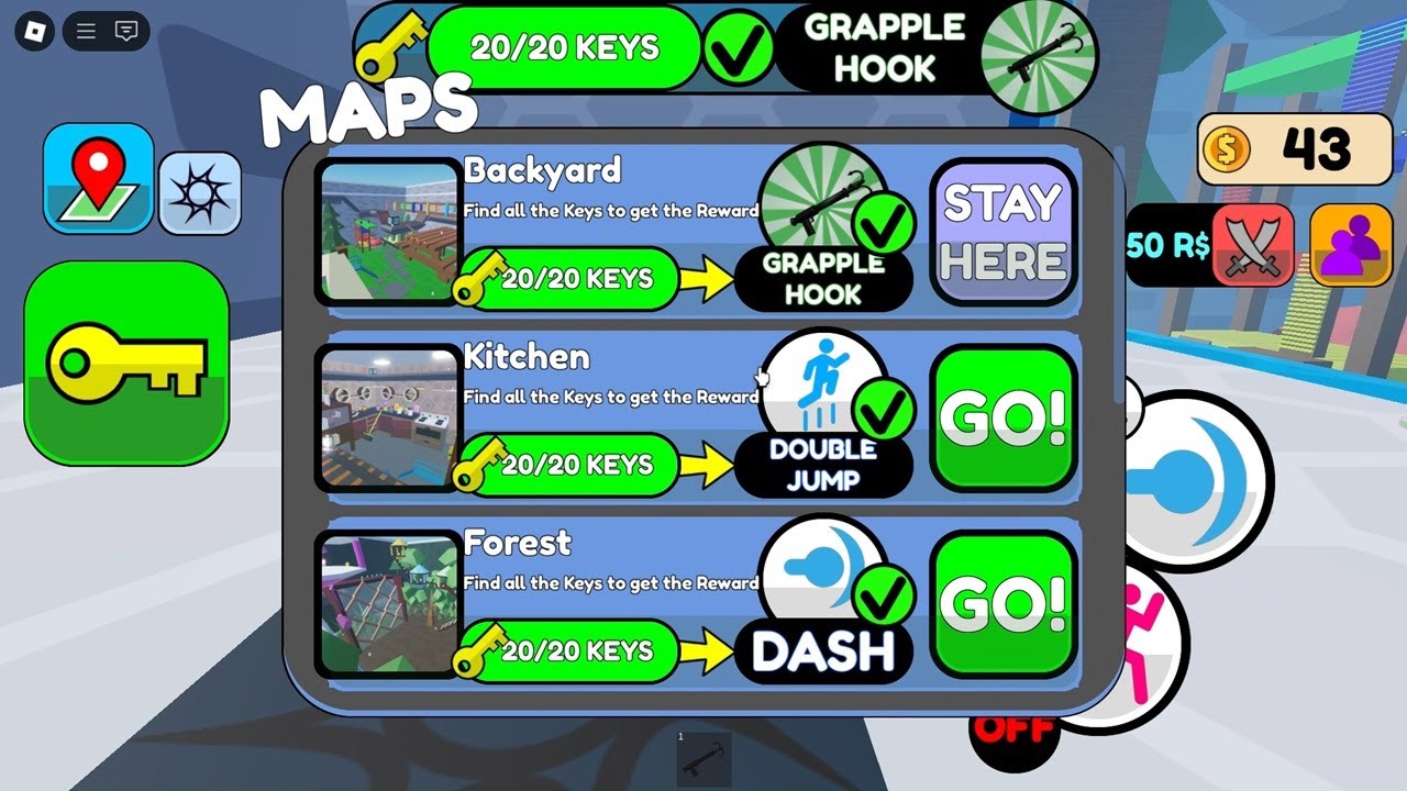 Find the Keys - How to get all 100 Keys (ROBLOX) - YouTube