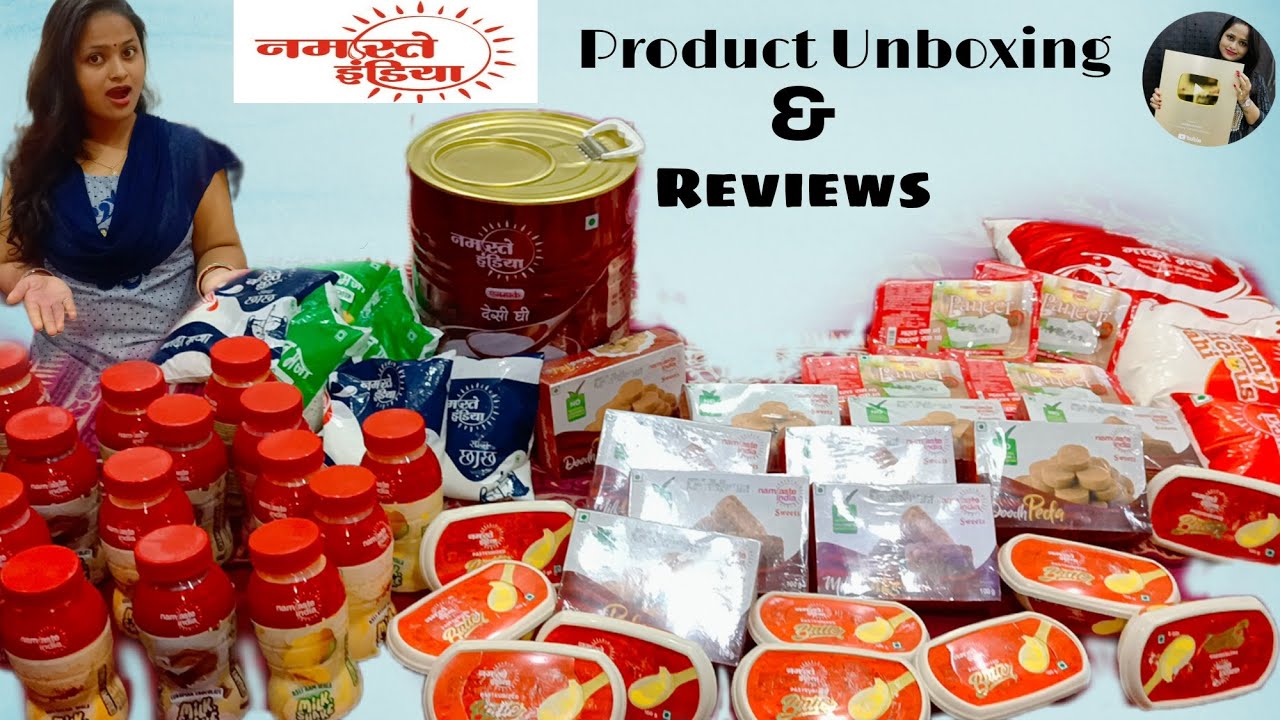Unboxing & Product Review | Namste India Milk Product | नमस्ते इंडिया ...
