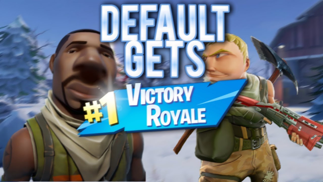 FORTNITE DEFAULT GETS FIRST VICTORY ROYALE | Fortnite Highlights - YouTube