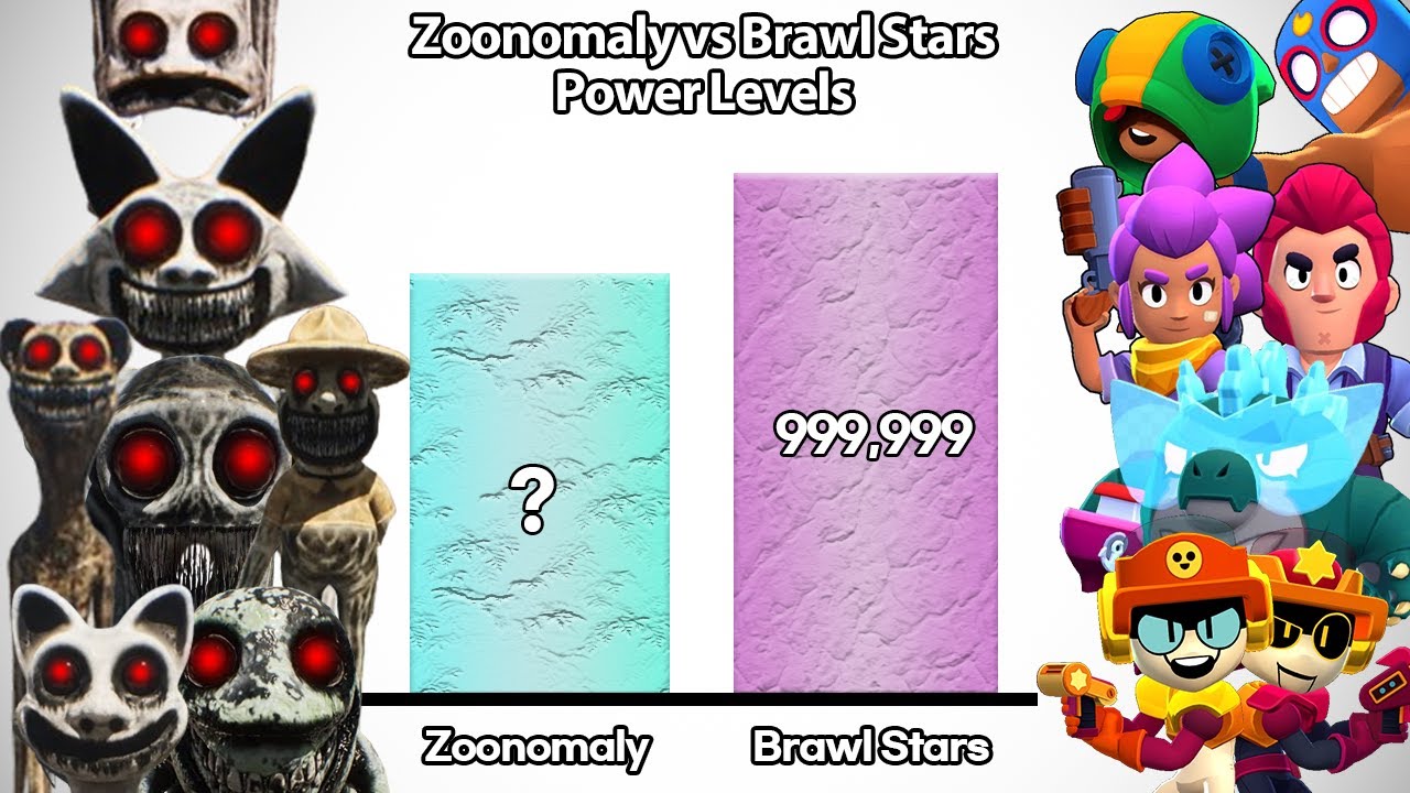 Zoonomaly VS Brawl Stars Power Levels 🔥 - YouTube