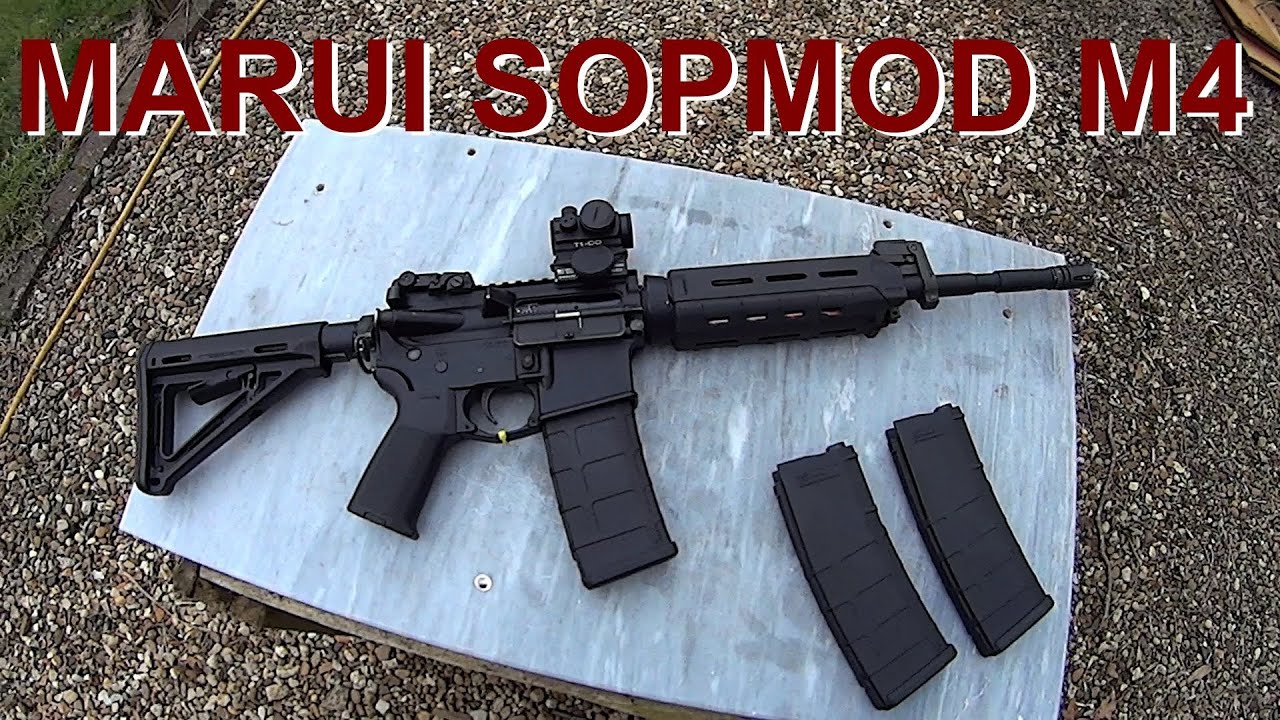 Tokyo Marui Sopmod Custom M4 - Weapon of Choice #1 - YouTube