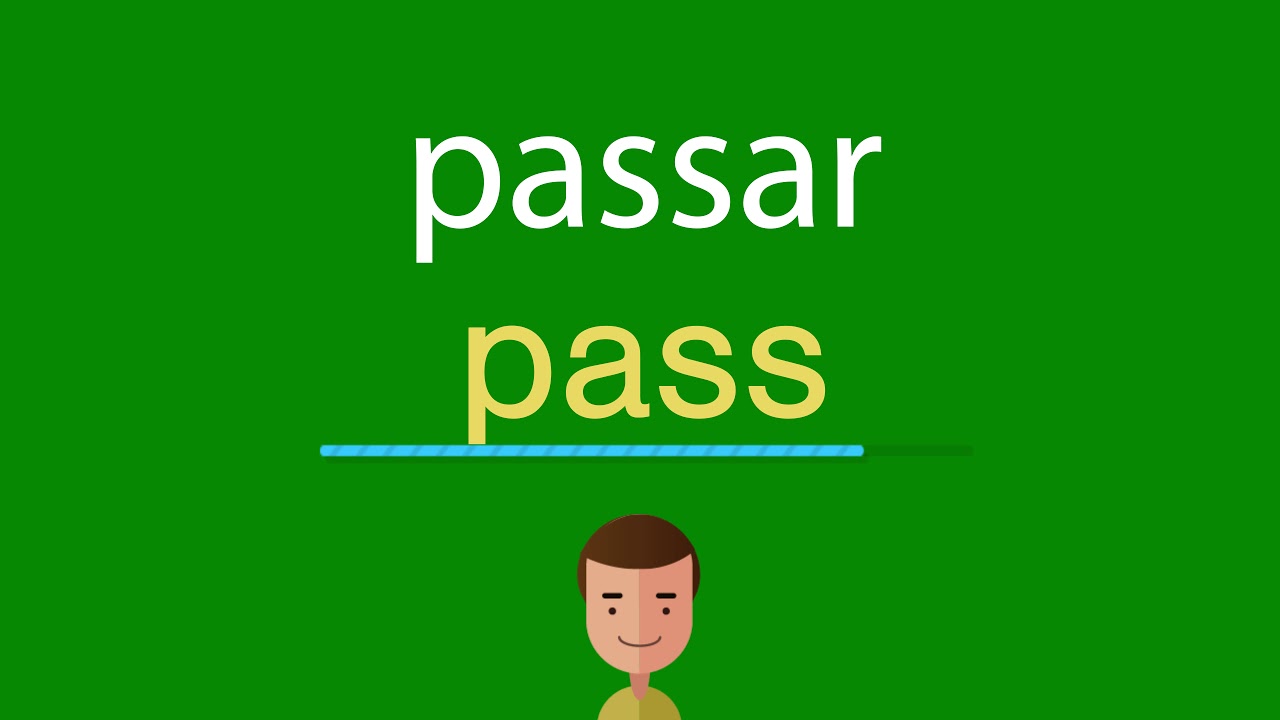 Como dizer "passar" em inglês - YouTube