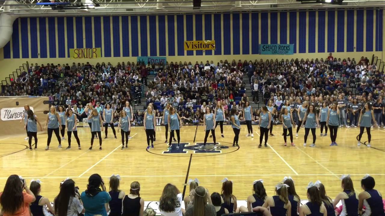 2017 Keller High Cheer & Indianette Senior Girls Dance - YouTube