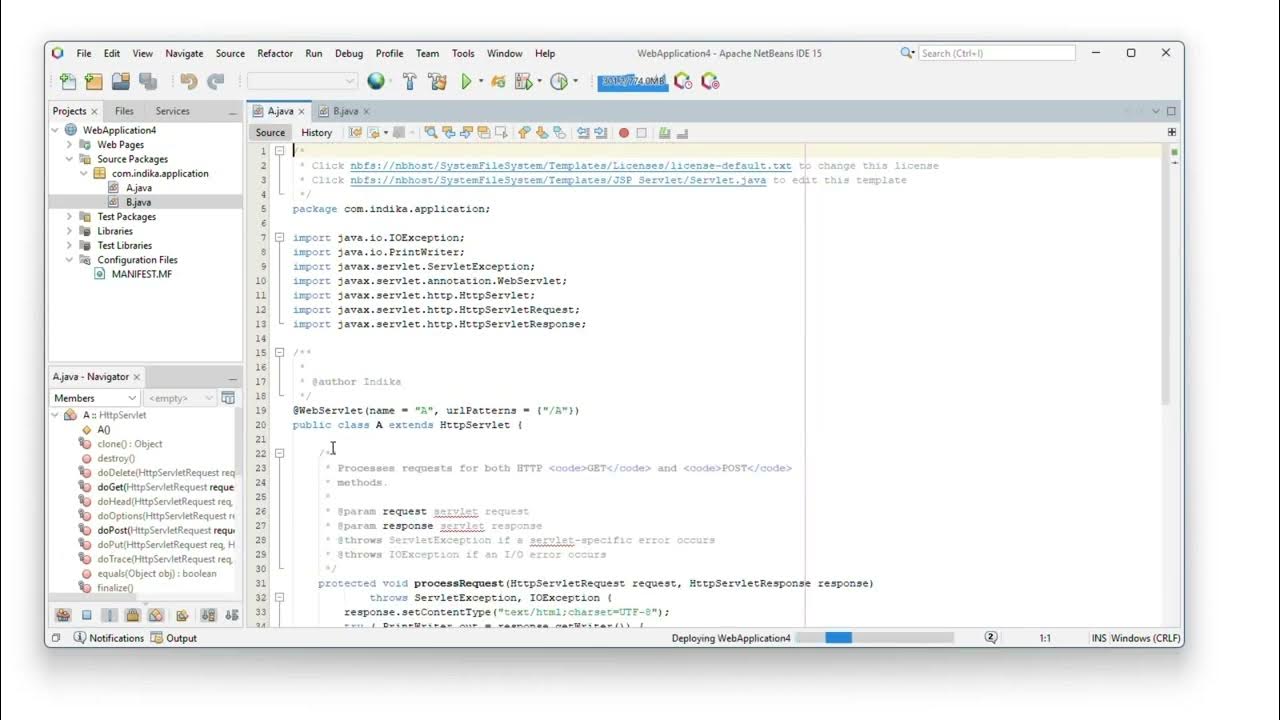 Web Component Development I - How to use Request Dispatcher - YouTube