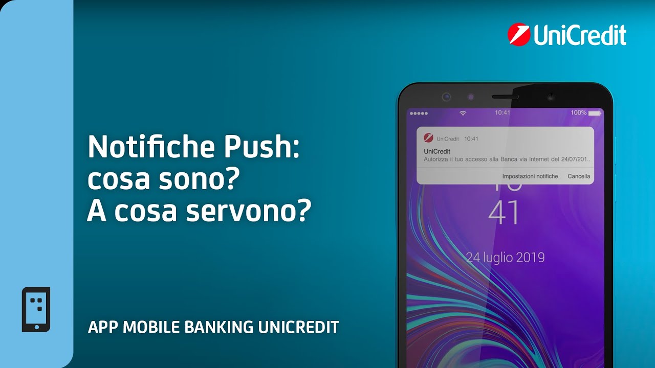 Notifiche Push: Cosa Sono? A cosa servono? - App Mobile Banking - YouTube