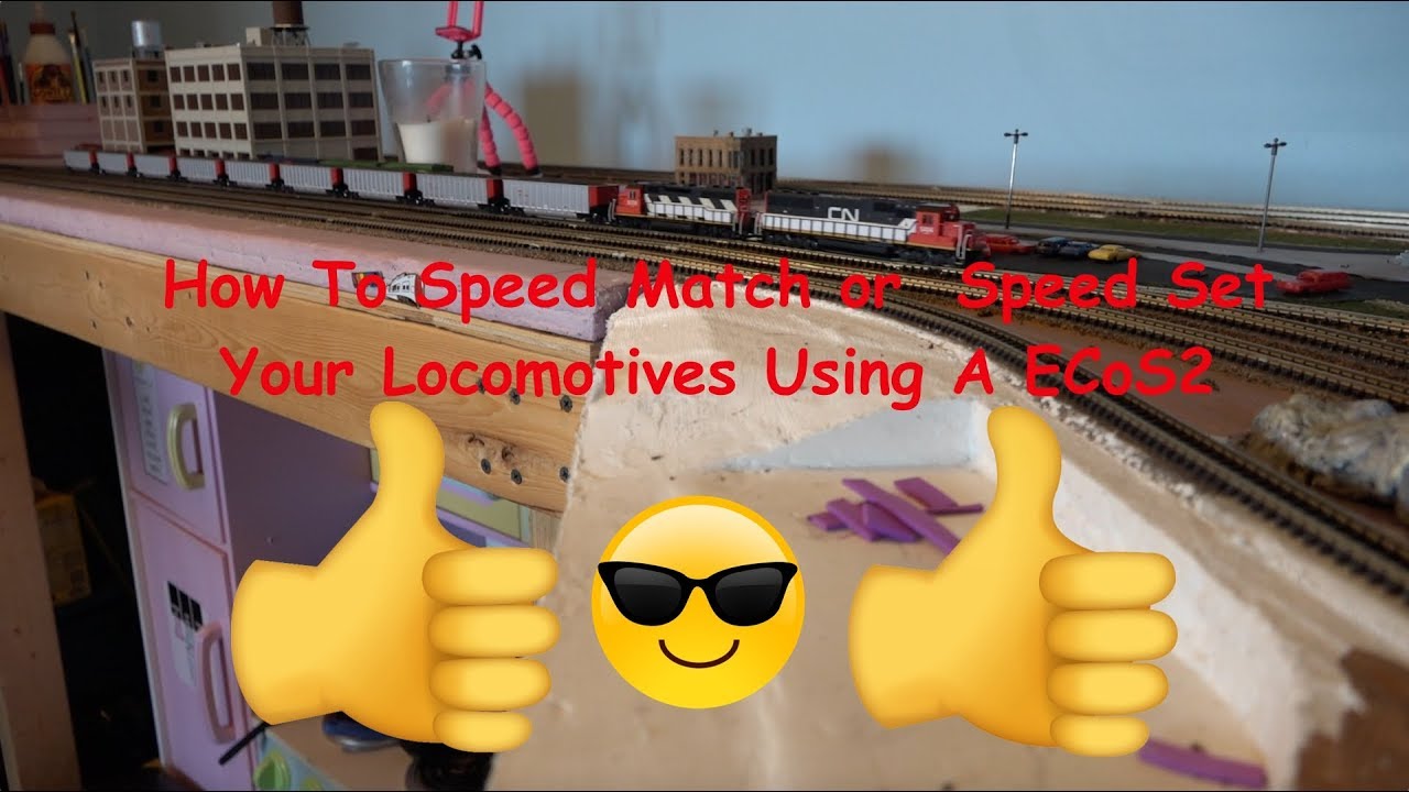 Speed Matching Pt. 1 Using the ECoS2: A Hobby Adventure ! - YouTube