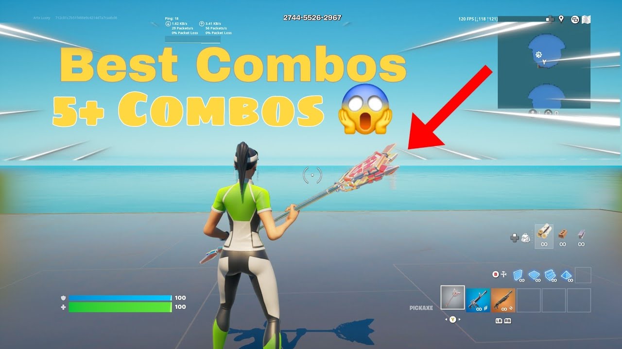 Sweatiest Combos for the FNCS Pickaxe! (5+ Combos) - YouTube