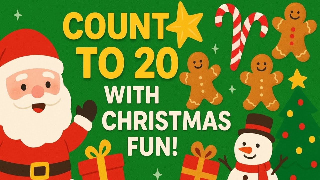 Christmas Counting to 20 | Fun Learning Video for Kids! - YouTube