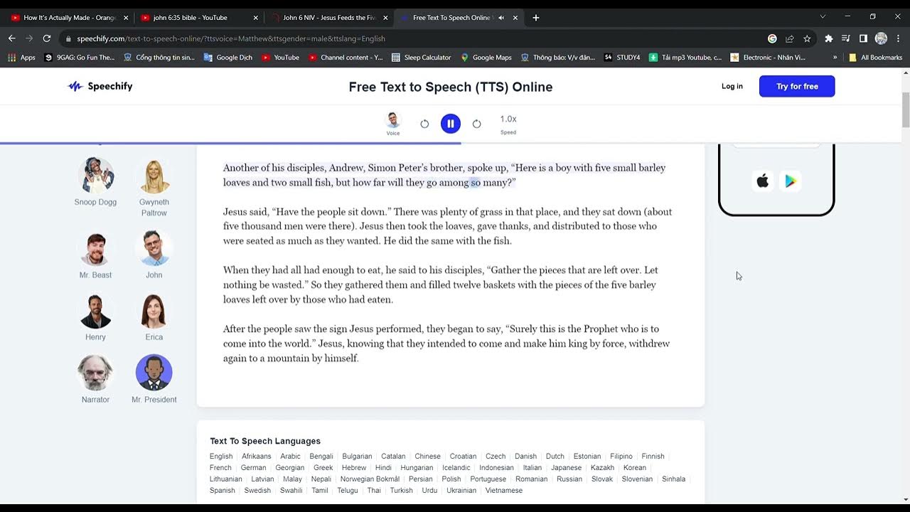 Free Text To Speech Online With 100+ Realistic TTS Voices Google Chrome ...