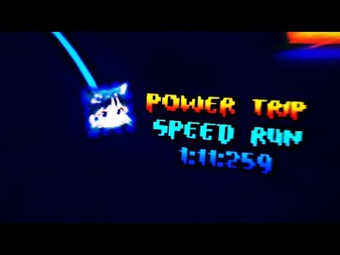 geometry dash speed run power trip - YouTube