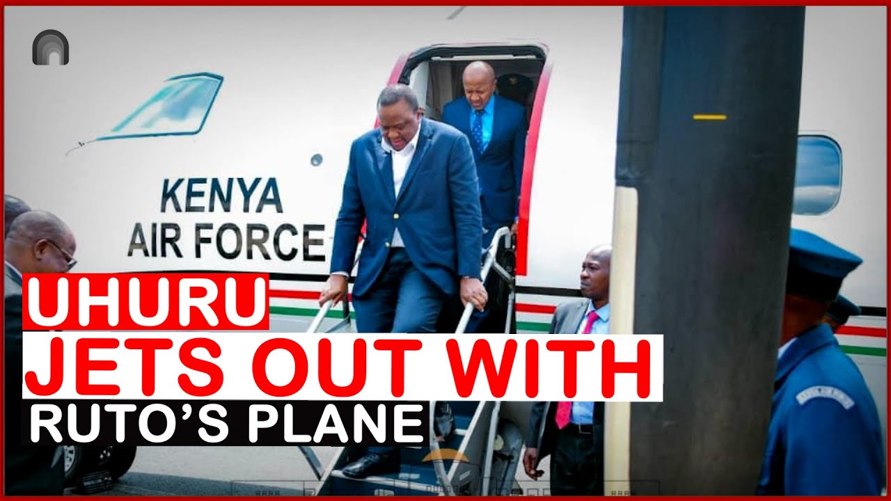 Uhuru Jets Out Of Kenya With President Ruto's Official Airforce plane ...