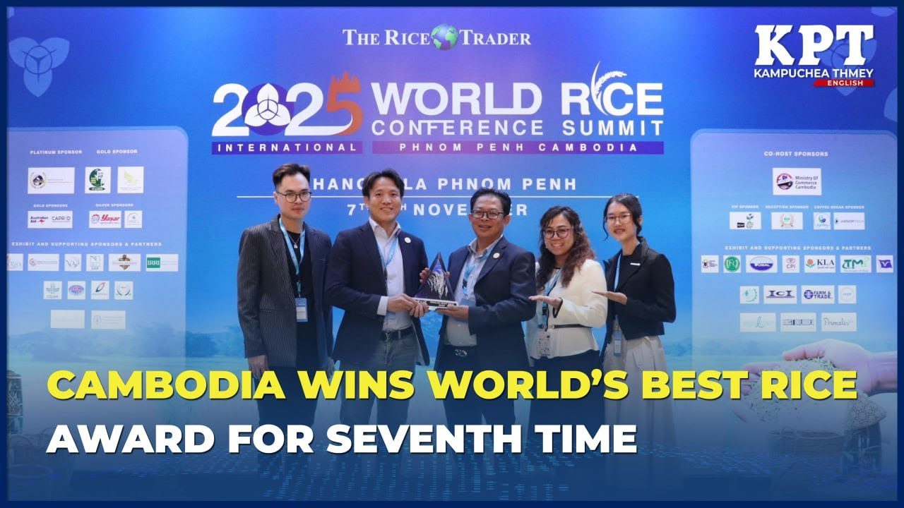 Cambodia Wins World’s Best Rice Award for Seventh Time - YouTube