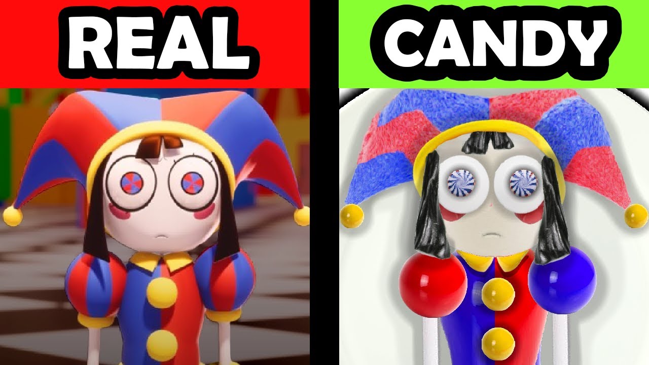 I made the Amazing Digital Circus into Candy!!! (Compilation) - YouTube