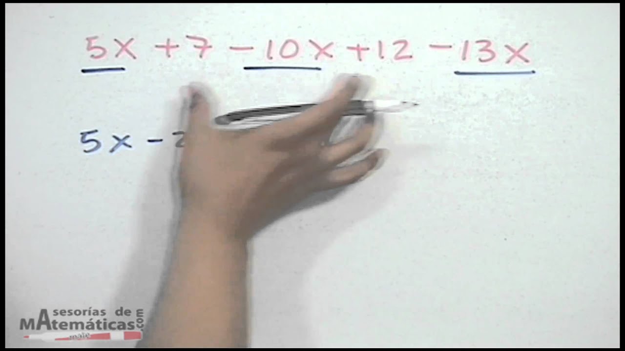 Reducir T rminos Semejantes ejercicio 8 YouTube Reducir T rminos Semejantes ejercicio 8 YouTube