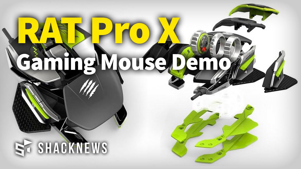 RAT Pro X Gaming Mouse Demo - YouTube