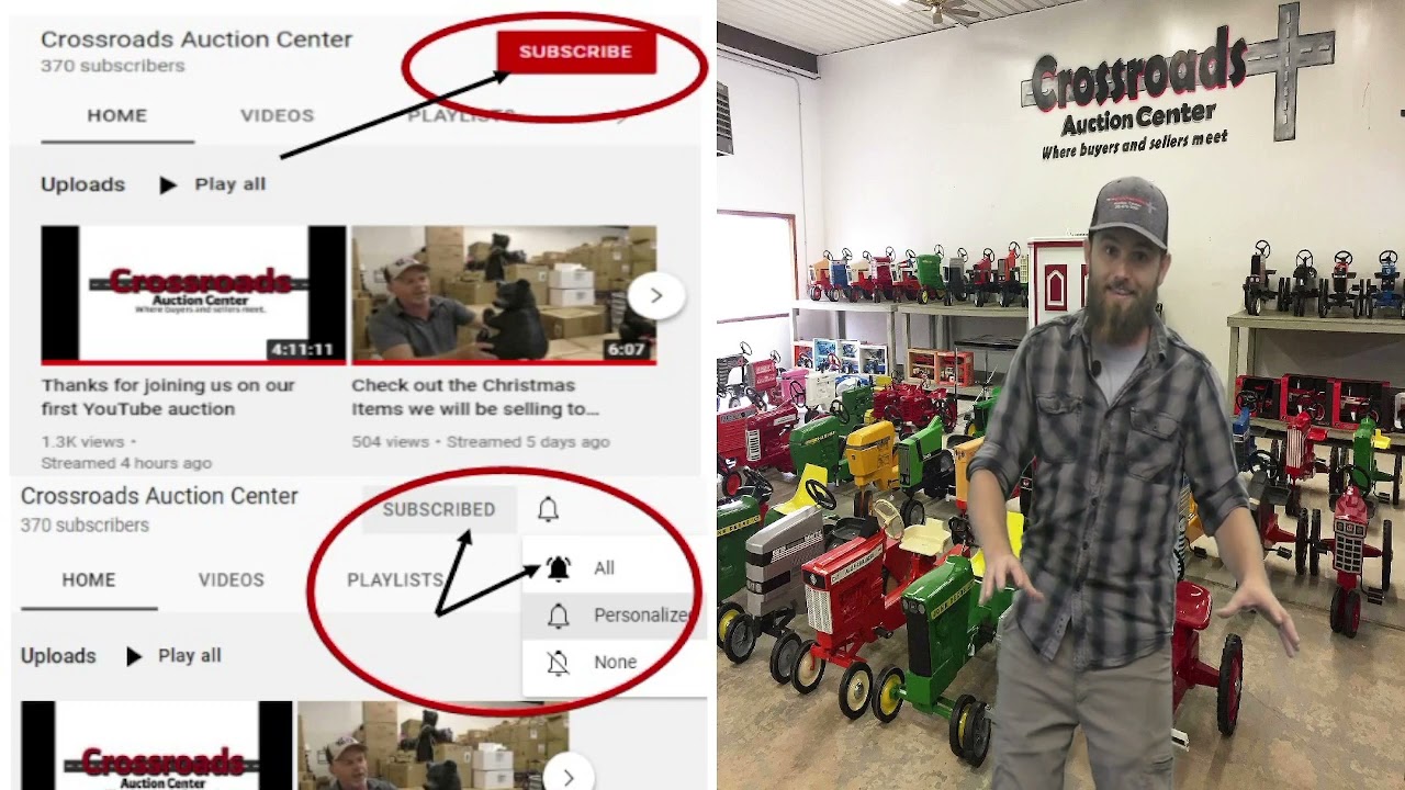 Here is a little help on getting setup with YouTube Live Auction ...