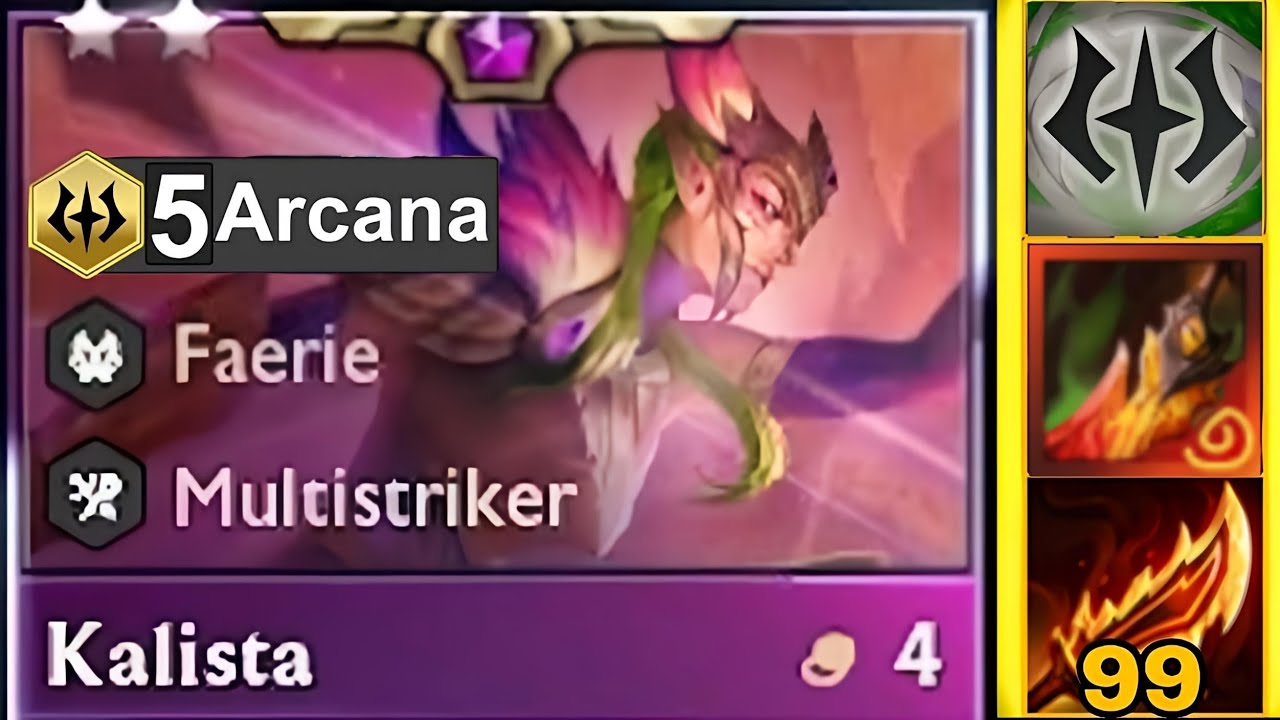 5 Arcan + 7 Multistriker Kalista TFT Set 12 – Unleash the Ultimate ...