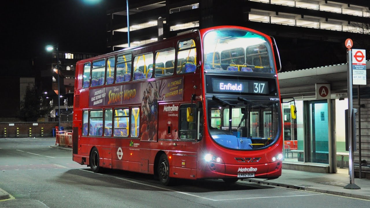 Metroline Travel | Route 317 | VW1391, LK62DUH | Enfield Retail Park ...