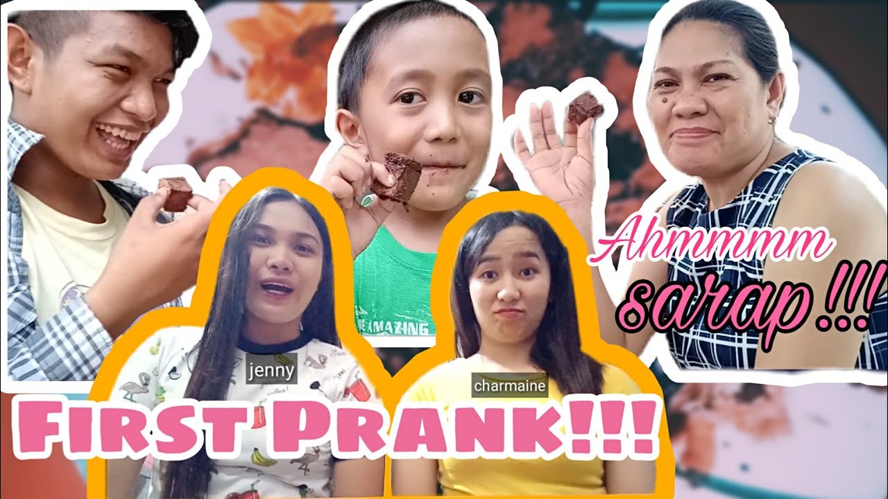 SPONGE CAKE PRANK!!! grabe ang sarap daw! - YouTube