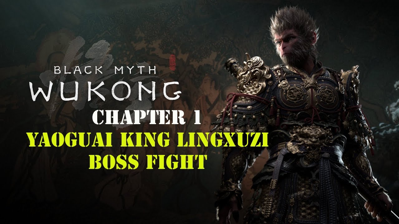 Black Myth: Wukong - Chapter 1 - Yaoguai King Lingxuzi Boss Fight - YouTube