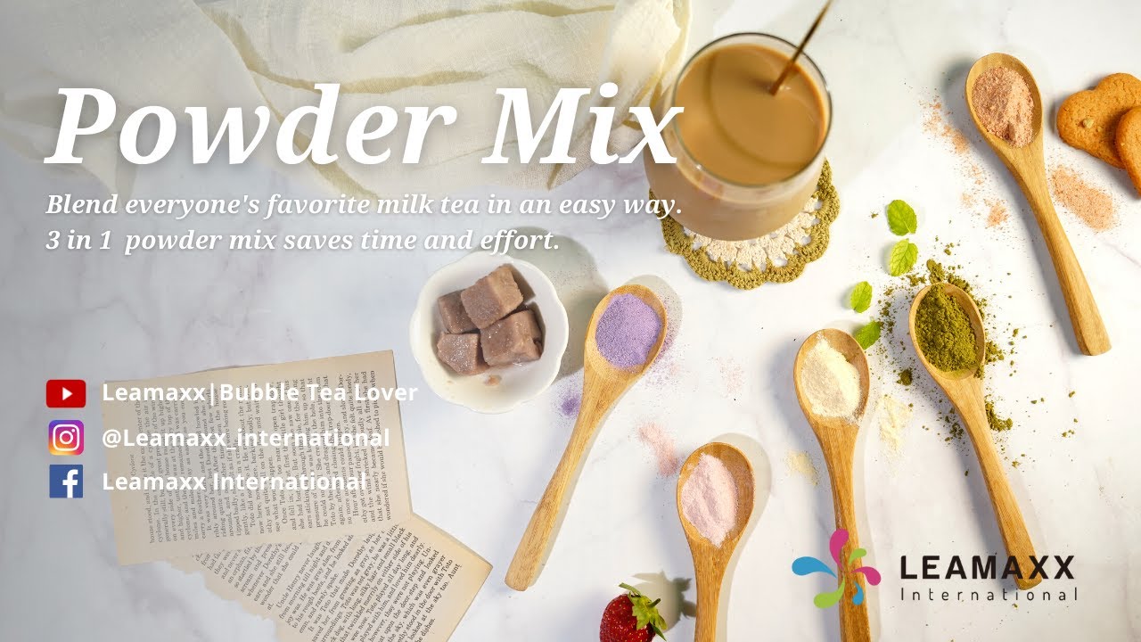 3-in-1 Powder Mix | Flavorful and Easy Ingredients For Bubble Tea Shop ...