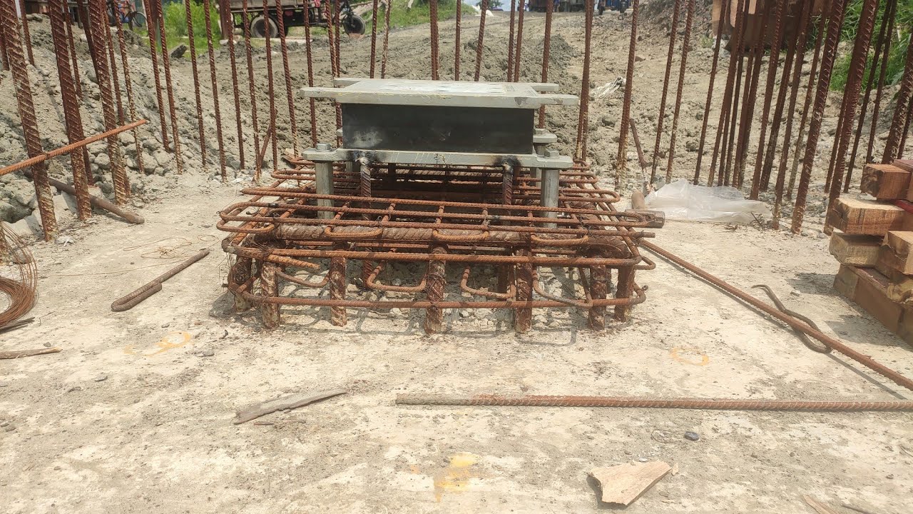 Fixing of Elastomeric Bearing of a bridge with micro concrete - YouTube