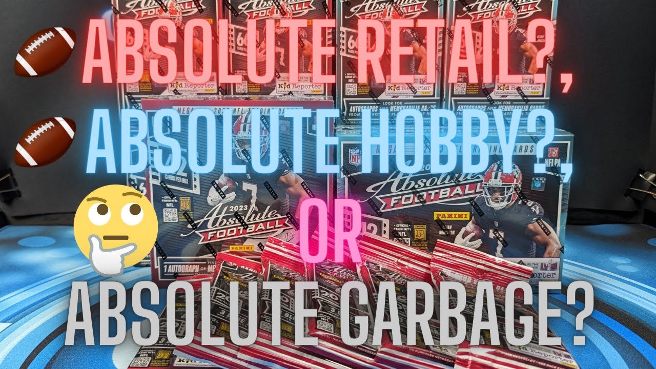 2023 Absolute Football Retail Blaster, Mega, and Hanger. Also!! HOBBY ...