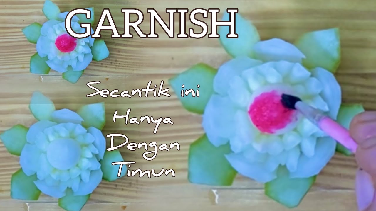 HIASAN TUMPENG DARI TIMUN MUDAH DAN SIMPEL || Garnish Timun Bentuk ...
