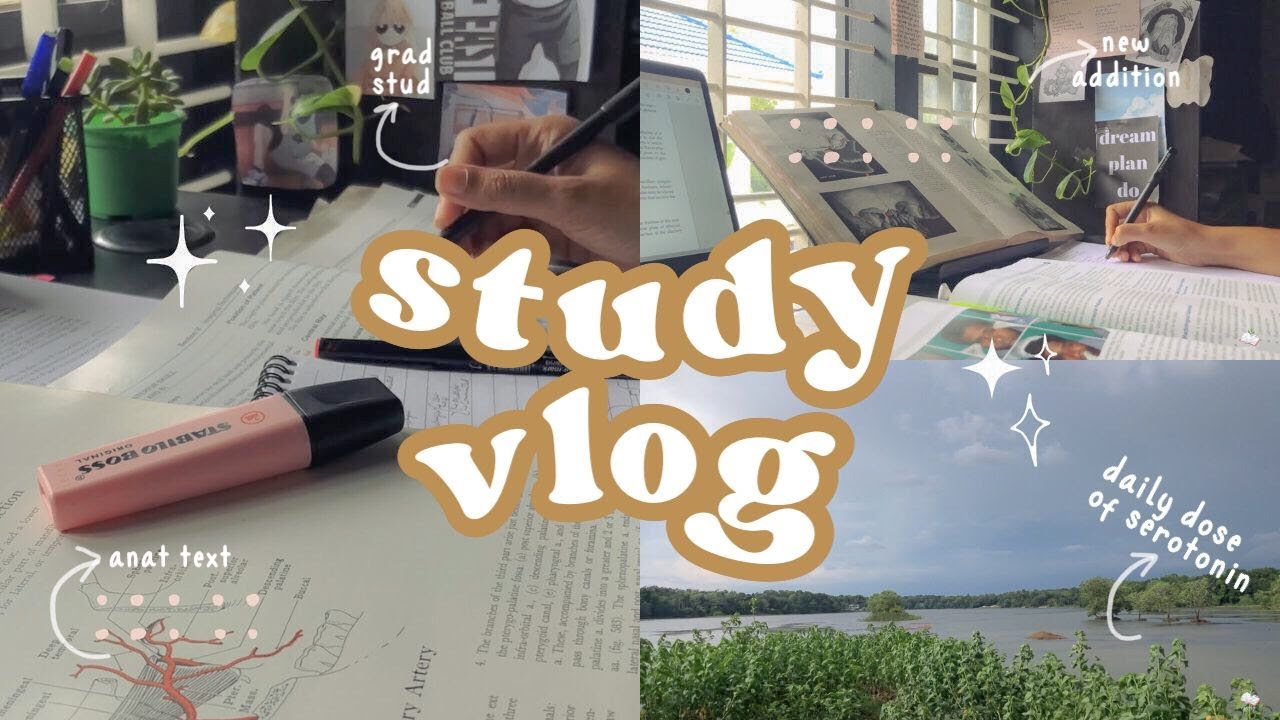 study vlog 🌱 | cozy and productive days | being productive 📑 - YouTube