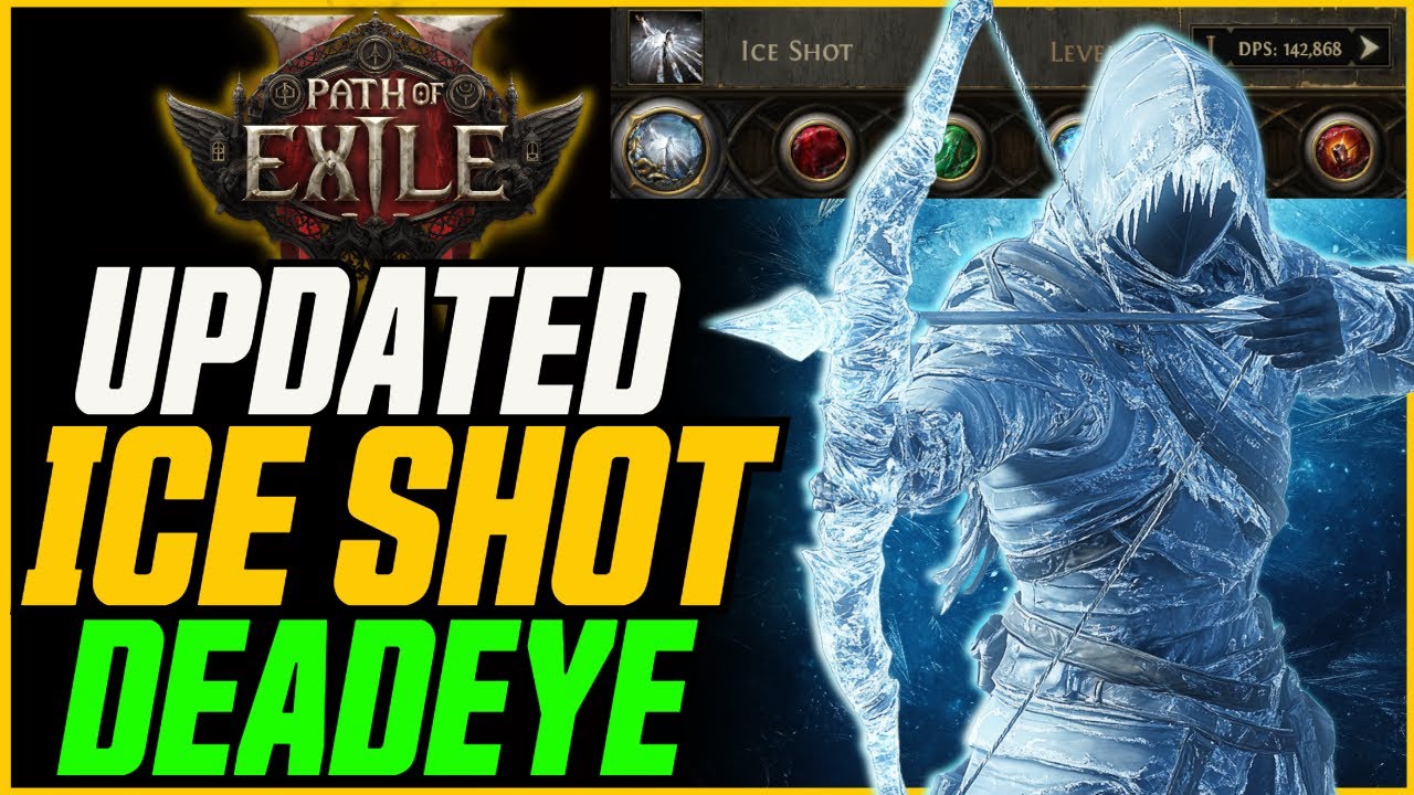 11M DPS! Updated Ice Shot Deadeye Build Guide!! // Path of Exile 2 ...