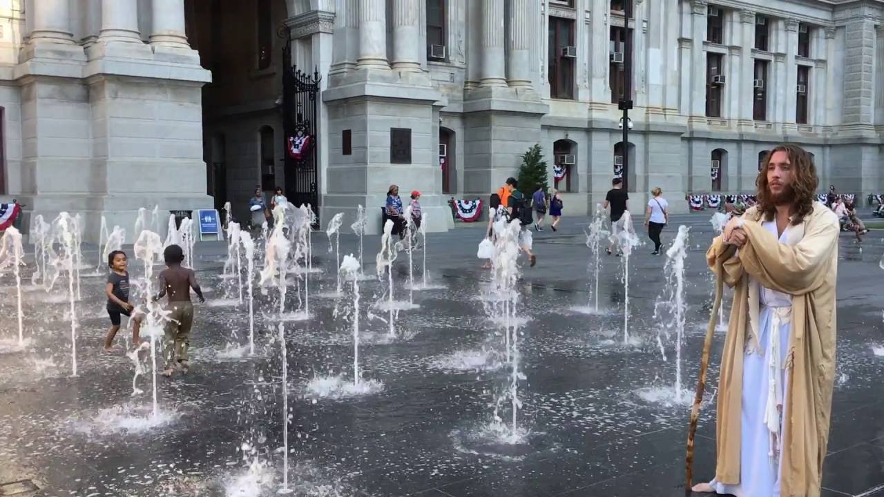 Jesus at City Hall Philadelphia - YouTube