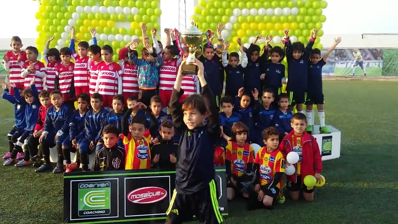 تتويج اكادمية باردوا بدورة coerver cup by mosaique fm النسخة الاولى ...