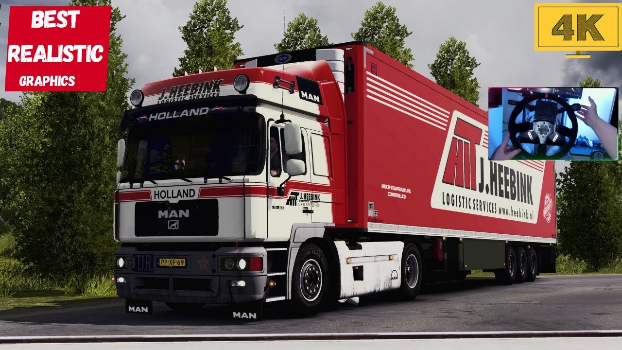 MAN F2000 ETS2 Realistic Driving on Promods Doboj-Mostar - YouTube