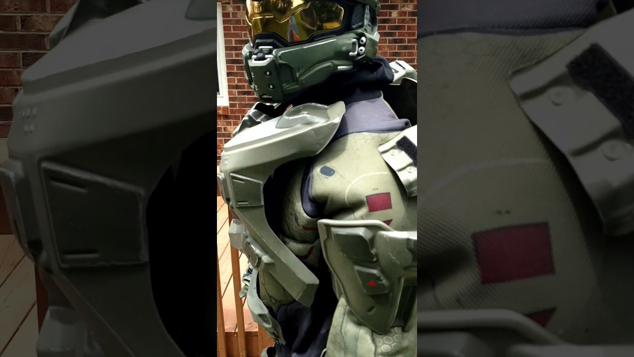 Master chief Vs dog (great Dane Goose) - YouTube
